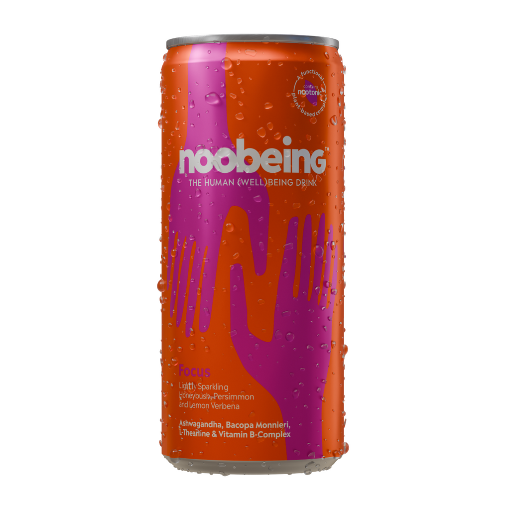 Noobeing Focus Wellbeing Drink 12 x 300ml Cans – The Curious Spirit