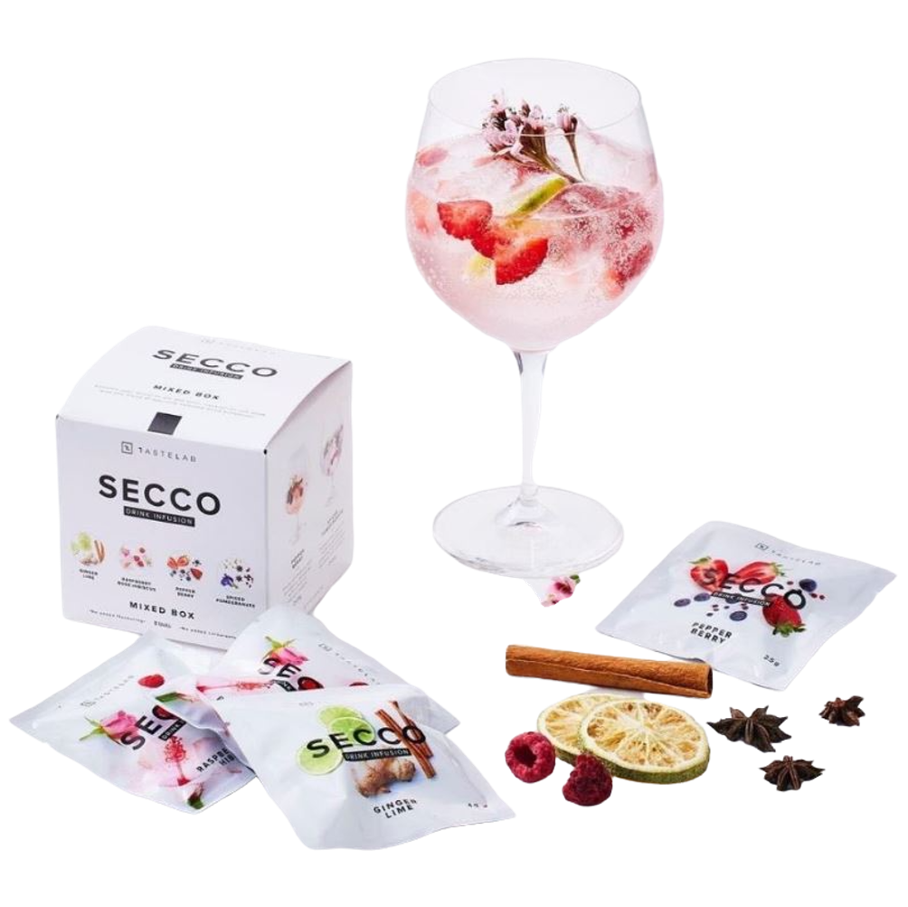 Secco Drink Infusion Mixed Box - 8 Sachets – The Curious Spirit
